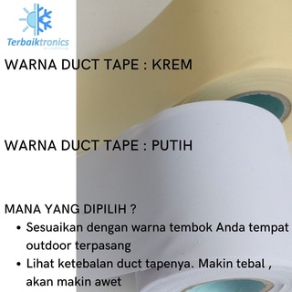 Jual Duct Tape Isolasi Pembungkus Pipa AC (Lem) | Shopee Indonesia