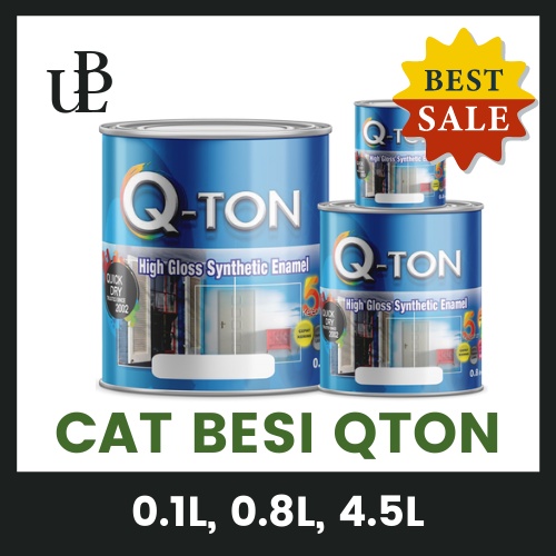 Jual Cat Minyak Besi Kayu Q-ton 3.5 Liter | Shopee Indonesia