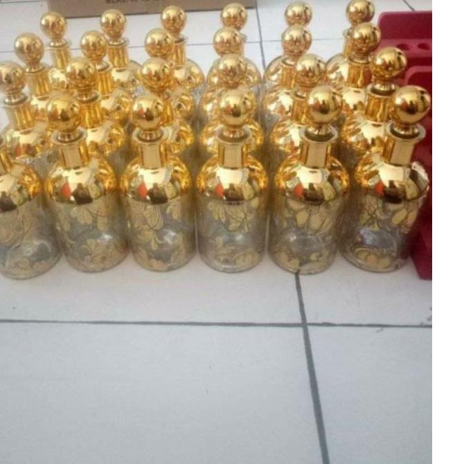 Jual botol display parfum gold 250ml | Shopee Indonesia