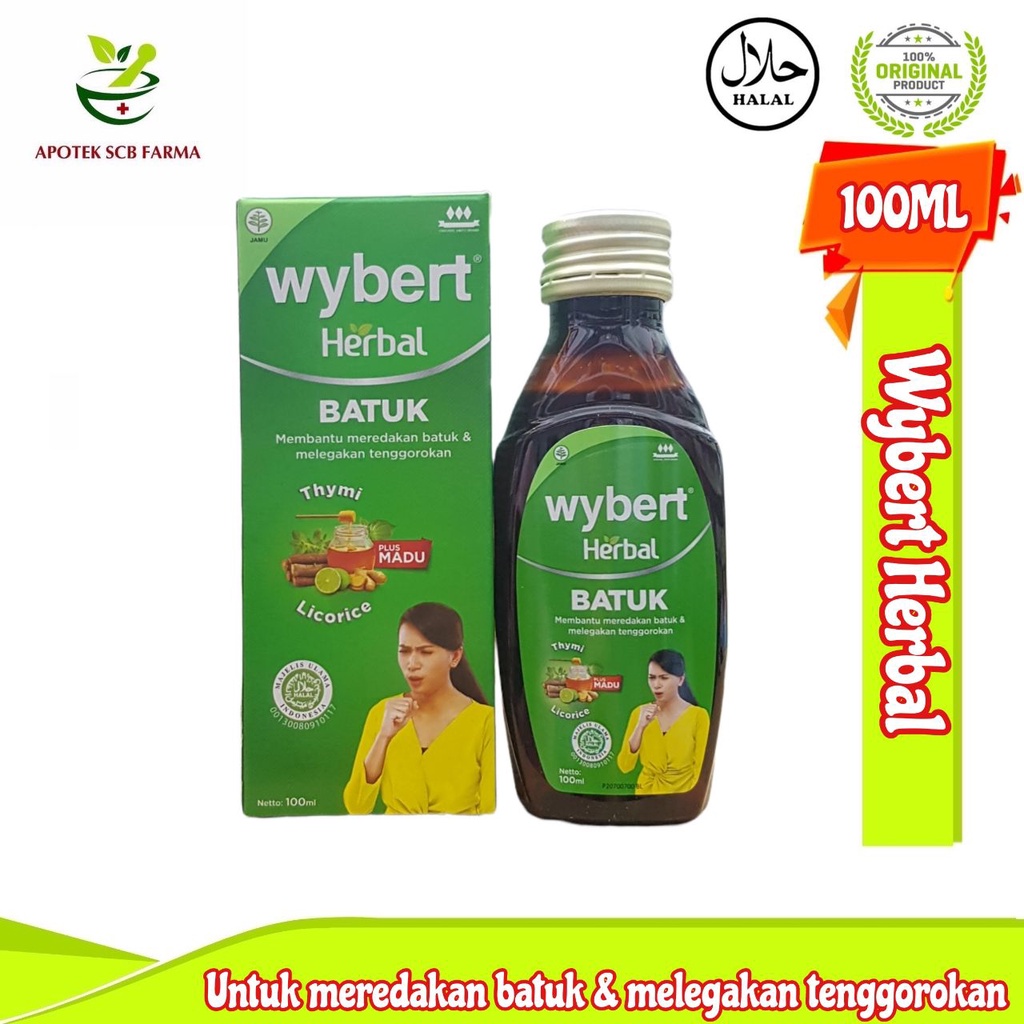 Jual Wybert Herbal Batuk Sirup 100 ml | Shopee Indonesia