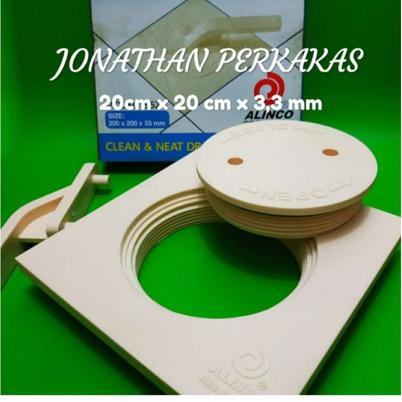 Jual tutup bak control alinco 20x20cm/clean out alinco 20x20cm/drainage ...