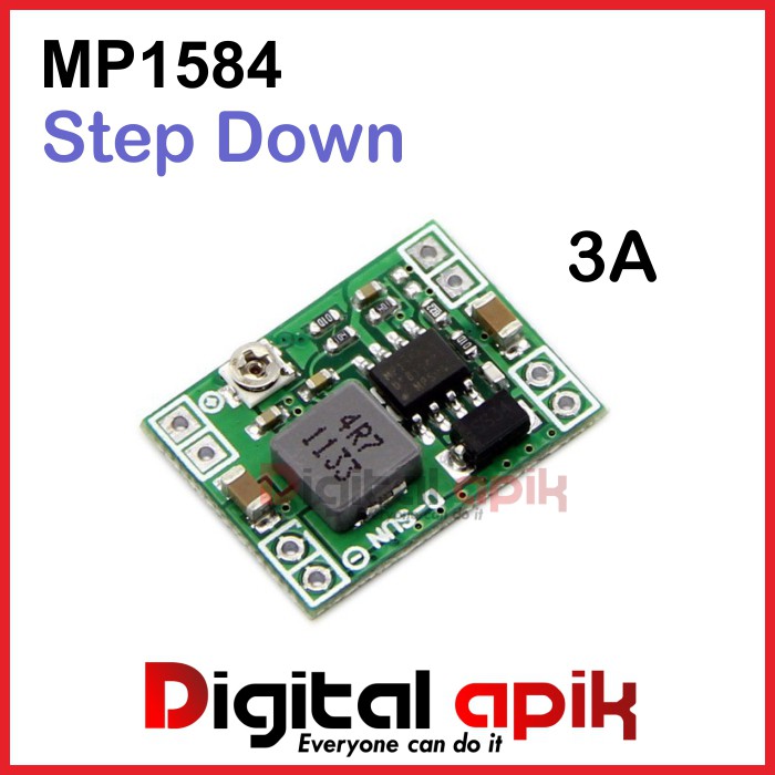 Jual MP1584 Buck Step Down 3A Adjustable Regulator Module Mini LM2596 ...