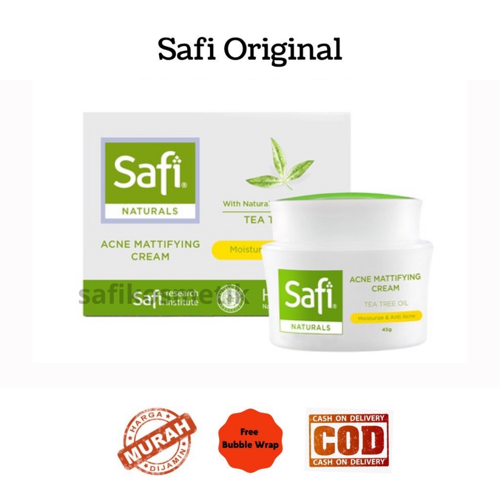Jual Safi Natural Acne Mattifying Cream 45gr Indonesia|Shopee Indonesia