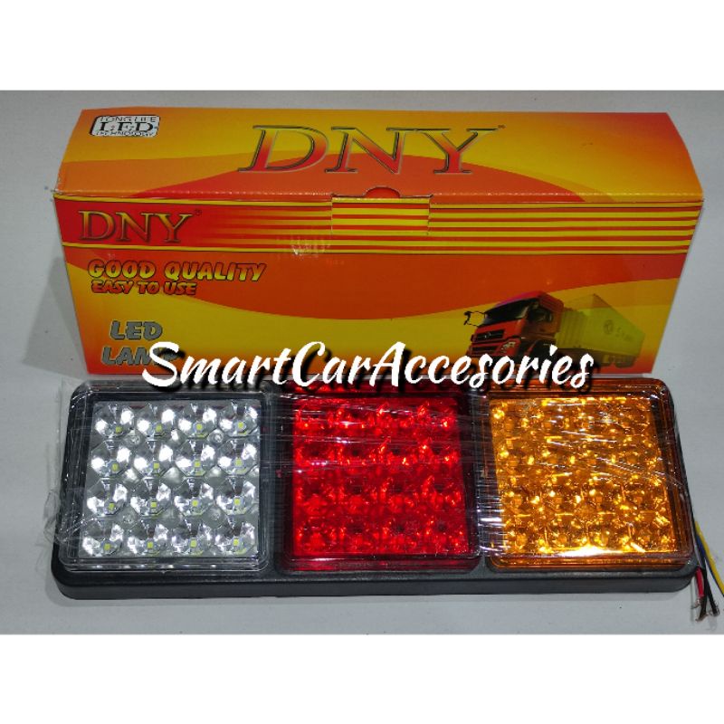 Jual Lampu stoplamp stop lamp led Variasi universal Dny 008 mobil truk bis bus 12v - 24v kedip ...