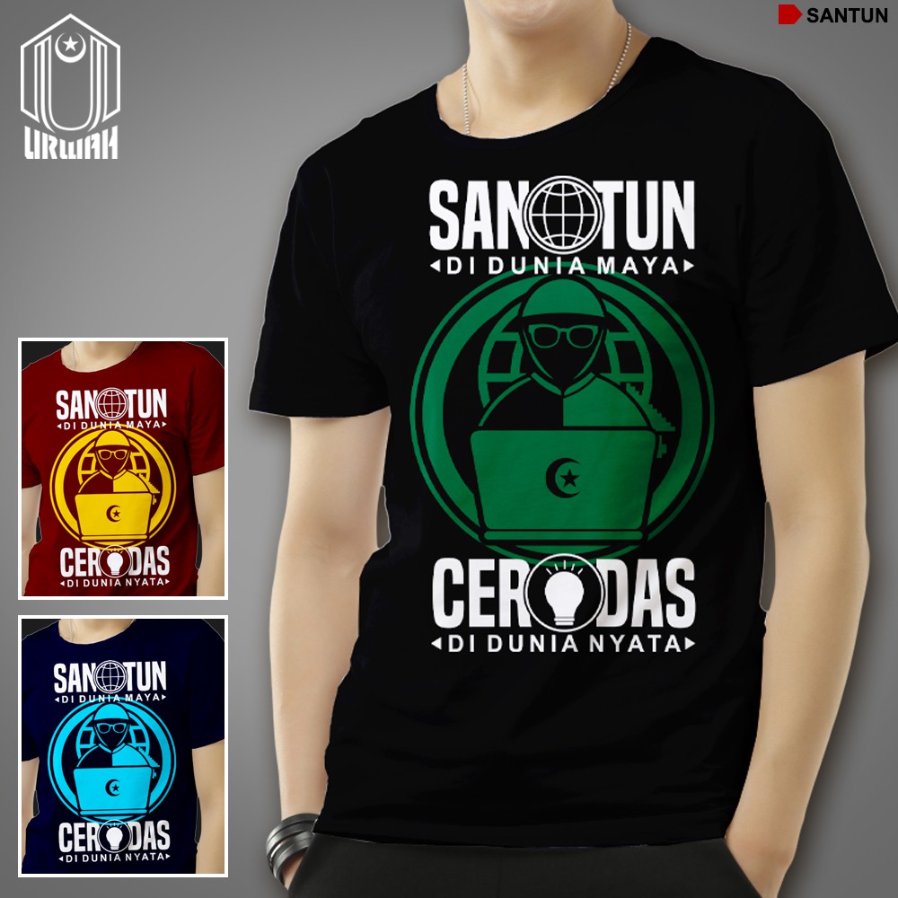 Jual Kaos dakwah muslim Santun di Dunia Maya | Shopee Indonesia