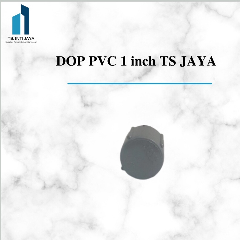 Jual DOP/CAP PVC 1 inch TS JAYA cap pvc dop pvc | Shopee Indonesia