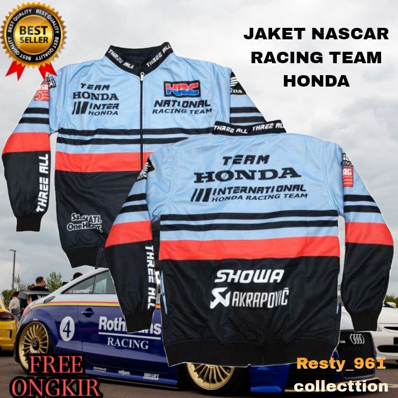 Jual JAKET MOTOR JAKET NASCAR RACING TEAM HONDA INTERNATIONAL | Shopee Indonesia