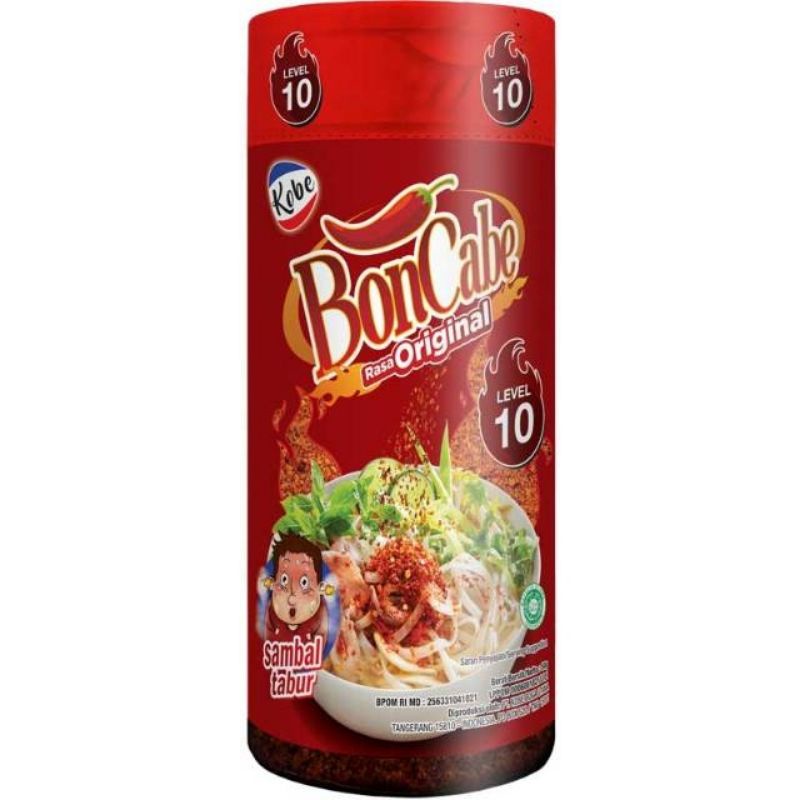 Jual BonCabe Sambal Tabur Botol Original Level 10 50 gr | Shopee Indonesia