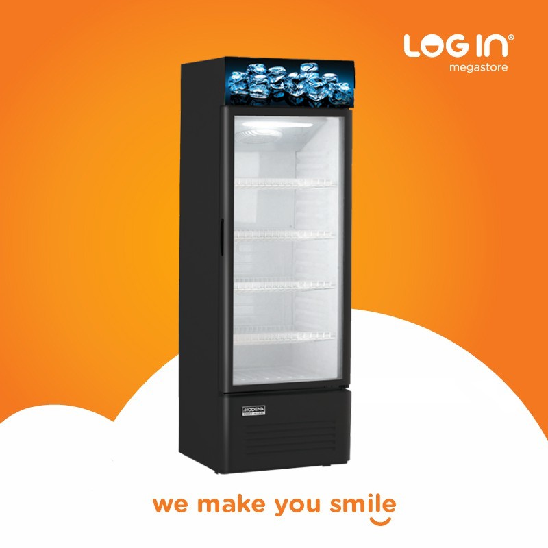 Jual Modena SC1303 Showcase Chiller 1 Pintu 300 Liter | Shopee Indonesia