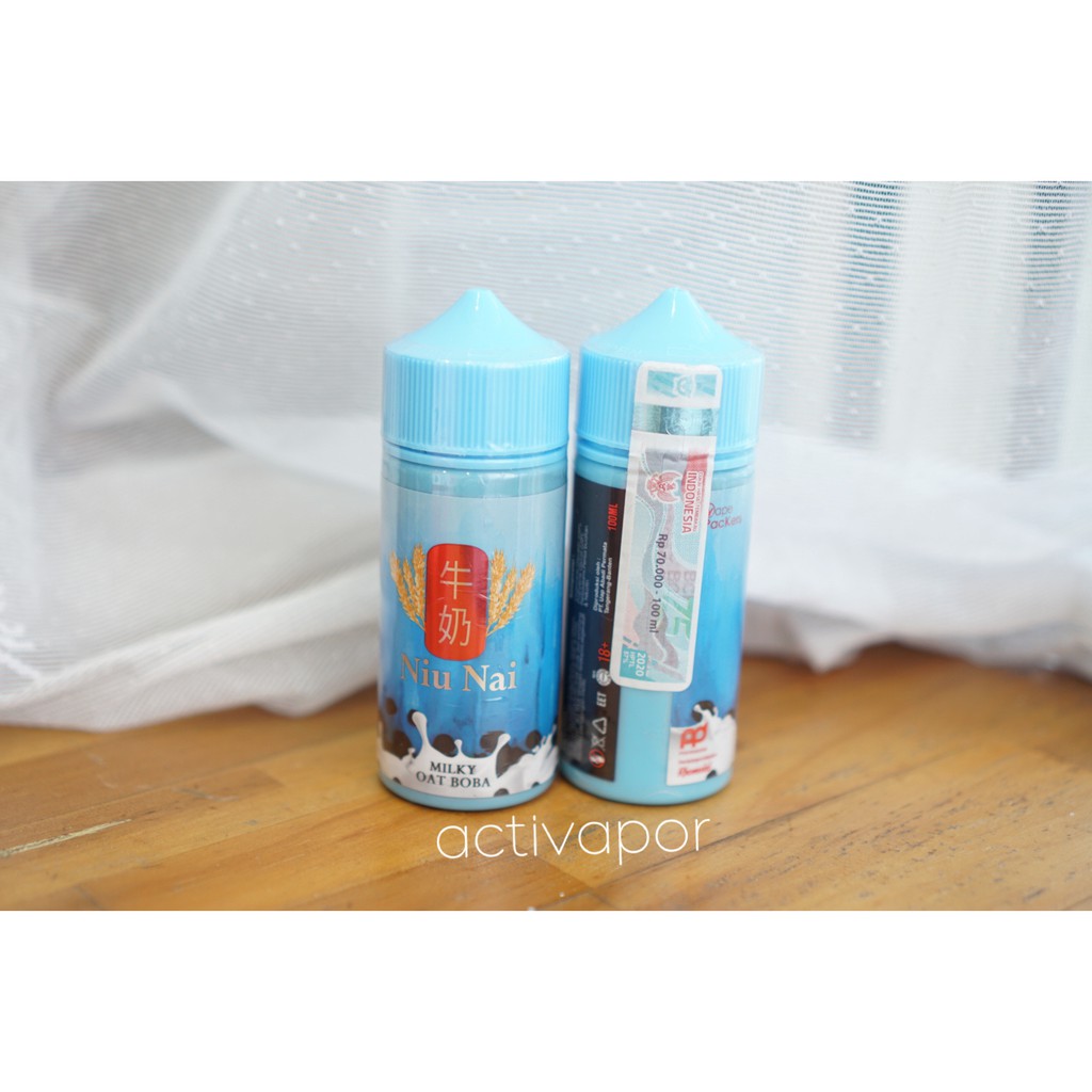 Niu Nai 100ml 3mg Milky Oat Boba Niunai Premium Liquid Vape 6mg ...