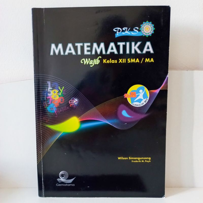 Jual Buku Paket Cetak Pelajaran Matematika Wajib Kelas 12 PKS Gematama Kurikulum 2013 Edisi ...