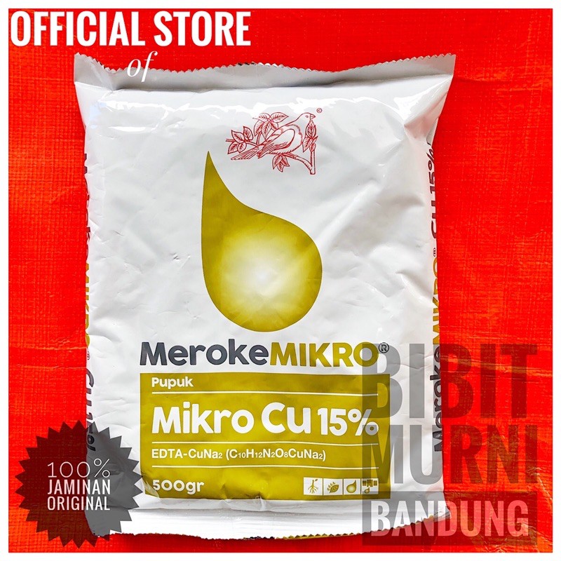 Jual PUPUK MEROKE MIKRO CU 15% EDTA 500 GRAM HIDROPONIK | Shopee Indonesia