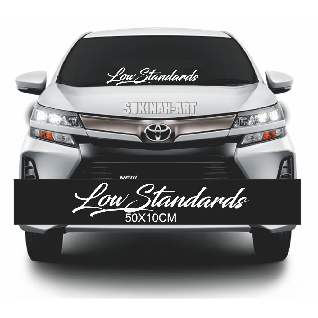 Jual CUTTING STICKER MOBIL tulisan keren Low stanles | Shopee Indonesia