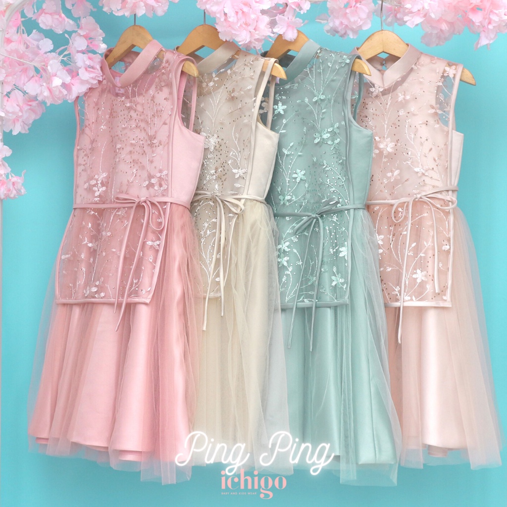 Jual Ping Ping Dress Sincia CNY Lepas Pasang Convertible Kerah Cang i ...