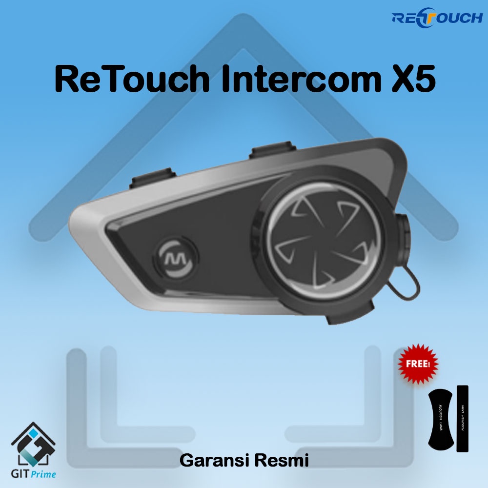 Jual Retouch Intercom X5 Bluetooth Headset Helm Garansi Resmi | Shopee ...