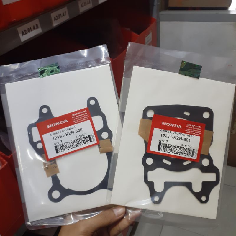 Jual PAKING BLOK SET ATAS BAWAH VARIO 125 FI GASKET CYLINDER HEAD , PAKING BLOK SILINDER ATAS ...