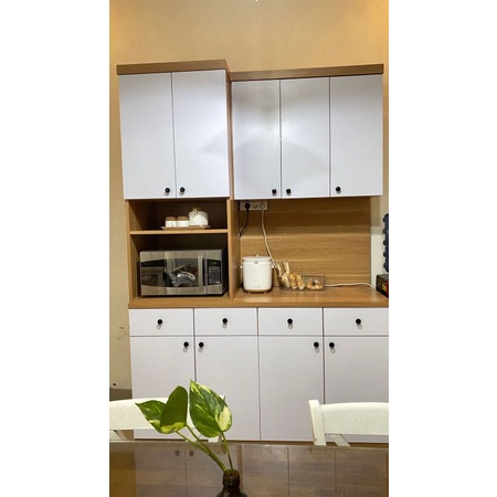 Jual Buffet Kitchen Cabinet / Lemari Buffet Dapur /Lemari Dapur Japandi ...