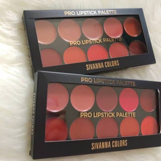 Jual Sivanna Colors PRO Lipstick Pallete, 10 Warna | Shopee Indonesia