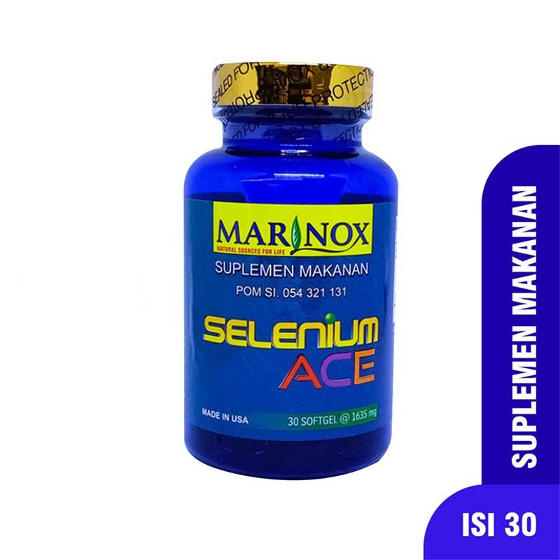 Jual MARINOX SELENIUM ACE 30'S - VITAMIN C 500 MG - DAYA TAHAN TUBUH, VITAMIN A, C, E ...