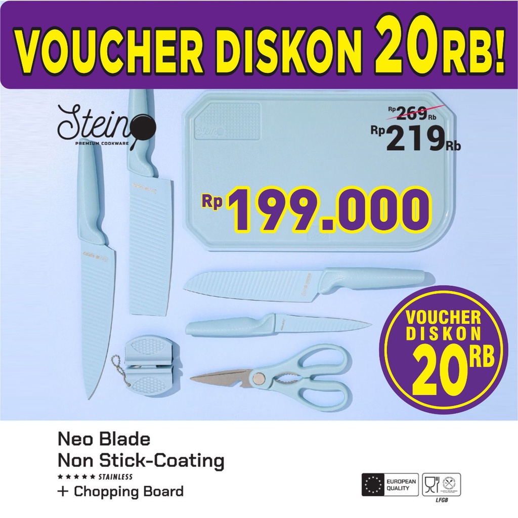 Jual [VOUCHER 20RB + FREE BUBBLEWRAP] Steincookware Stein Cookware ...