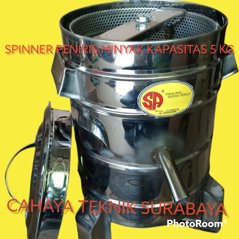 Jual MESIN SPINNER PINIRIS MINYAK GORENGAN STANLIS KAPASITAS 5 KG ...
