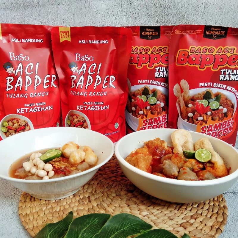Jual Baso Aci Bapper Tulang Rungu Khas Bandung ||Original || Sambal ...