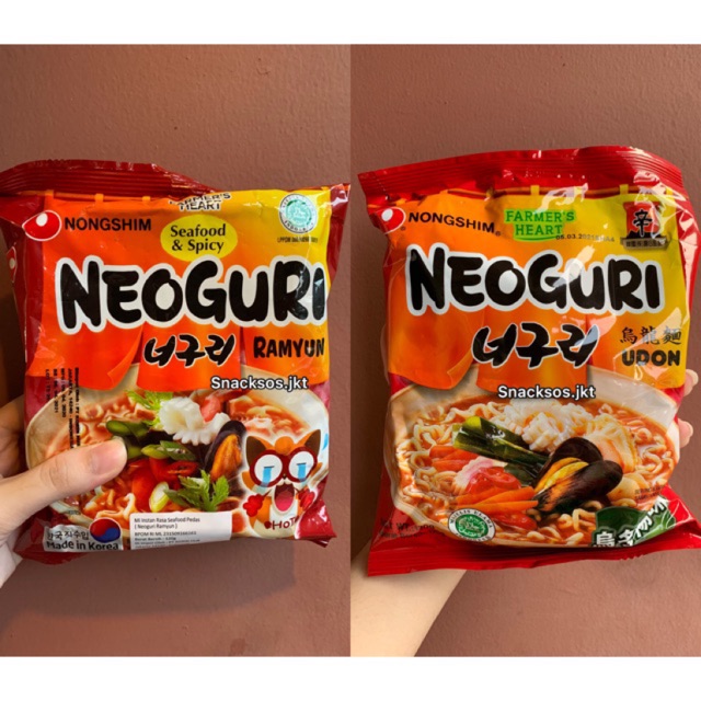 Jual Nongshim Mie Instan Korea Neoguri Udon / Neoguri Ramyun HALAL ...