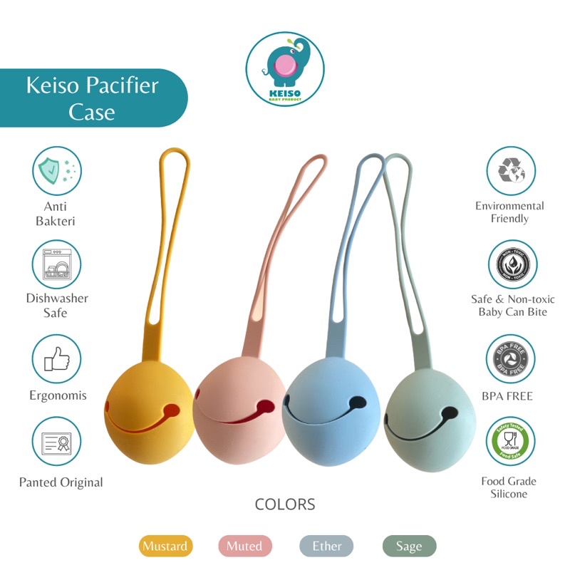 Jual Keiso Pacifier Case Silicone ( tempat penyimpanan empeng berbahan ... Jual Keiso Pacifier Case Silicone ( tempat penyimpanan empeng berbahan ...