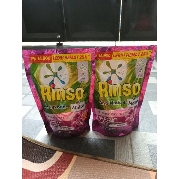 Jual Rinso Anti Noda Perfume Essence 565ml Ukuran Baru! - Ungu | Shopee ...
