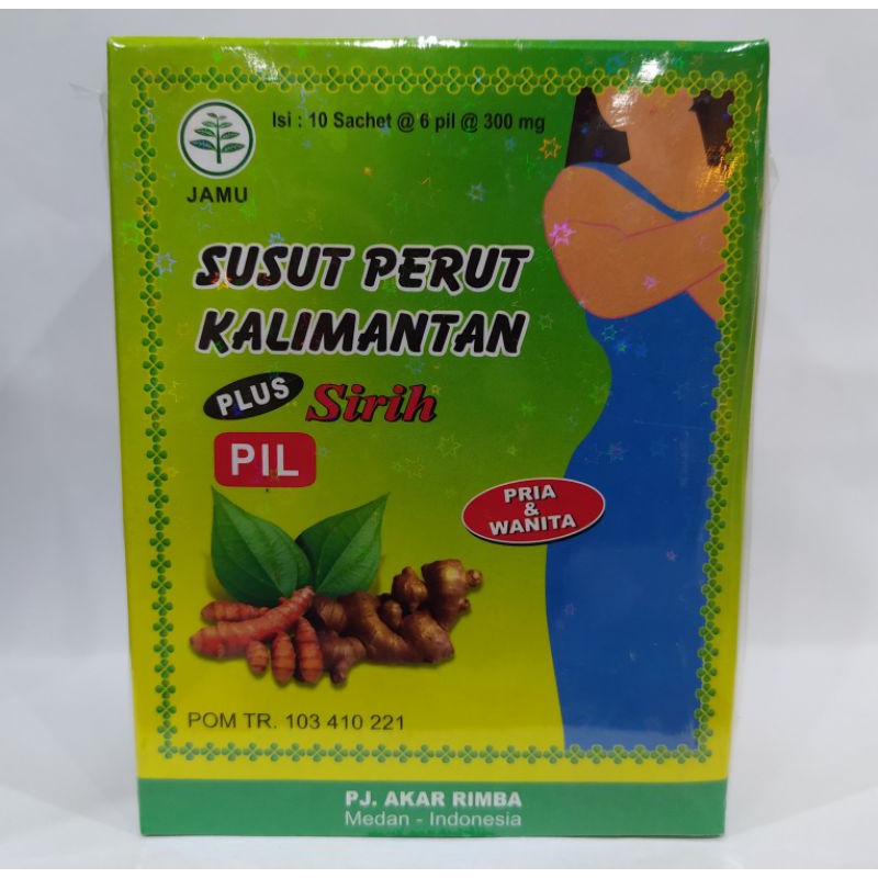Jual Jamu Pil Susut Perut Kalimantan ( 1 Pack Isi 10 Sachet ) | Shopee ...