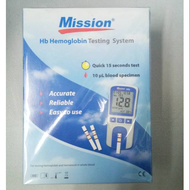 Jual Alat Mission HB Cek HB Mission Cek Hemoglobin | Shopee Indonesia