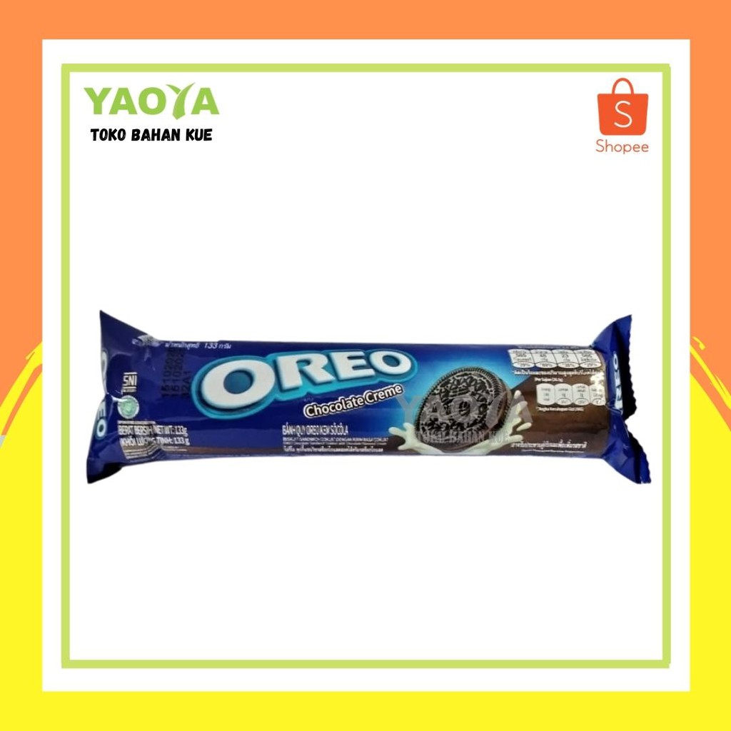 Jual OREO BISCUIT CHOCOLATE CREME 133G | Shopee Indonesia