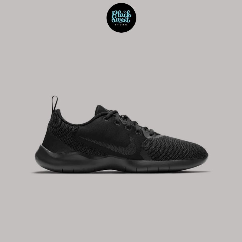 Jual SEPATU LARI NIKE FLEX EXPERIENCE RUN 10 FULL BLACK | Shopee Indonesia