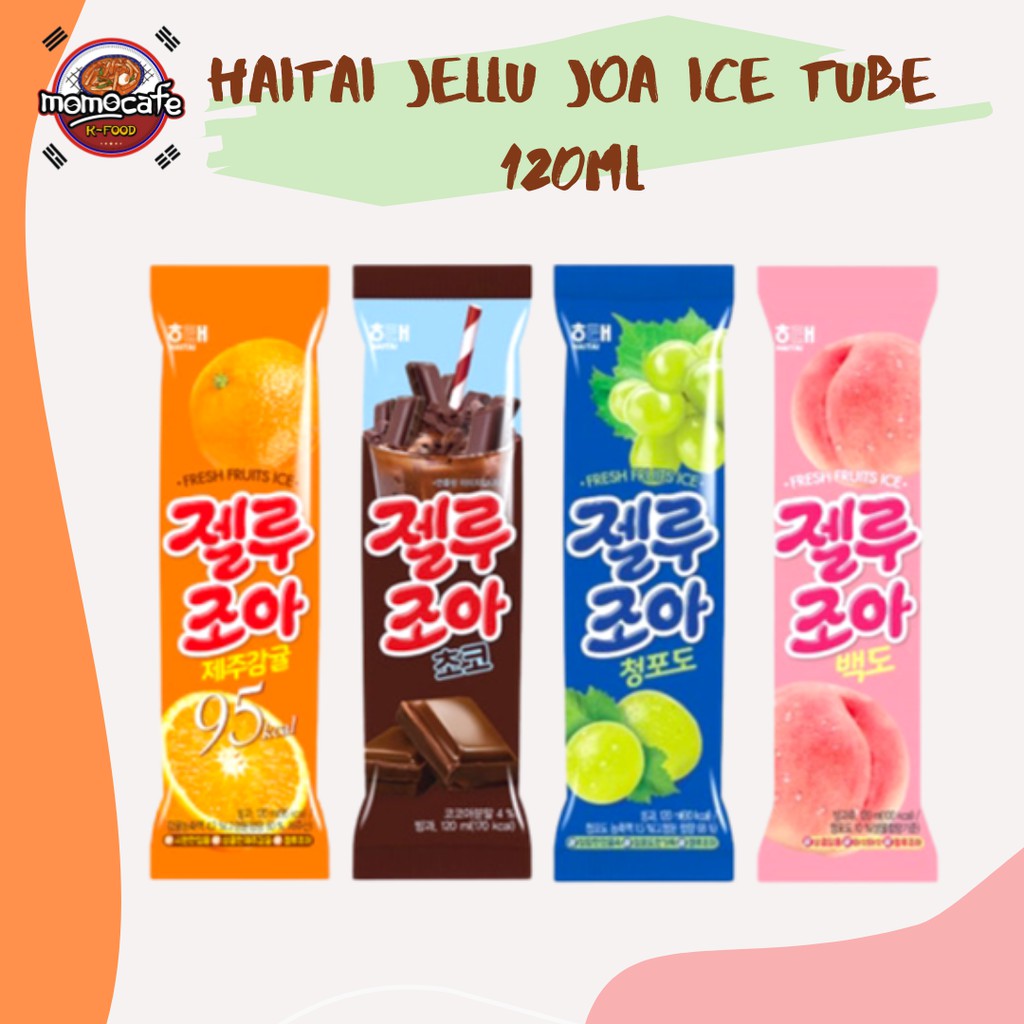Jual Haitai Jellu Joa Ice Tube Korea Rasa Buah 120ml Made In Korea ...