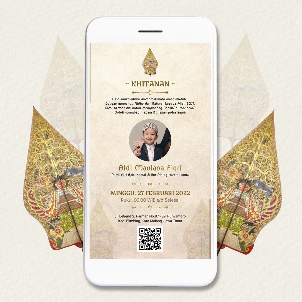 Jual Undangan Digital Video Sunatan Khitan Jawa | Shopee Indonesia