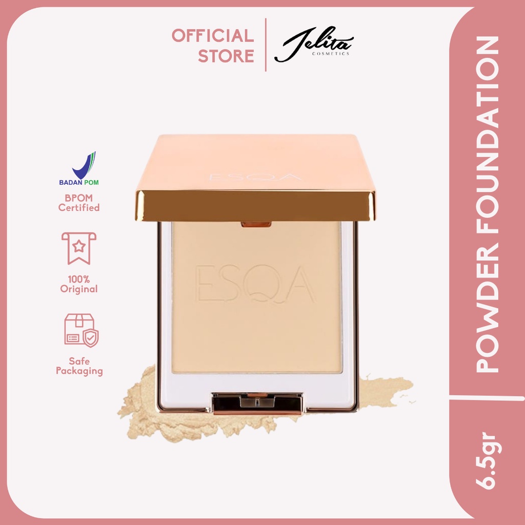 Jual Jelita Cosmetics - ESQA Flawless Powder Foundation | Shopee Indonesia