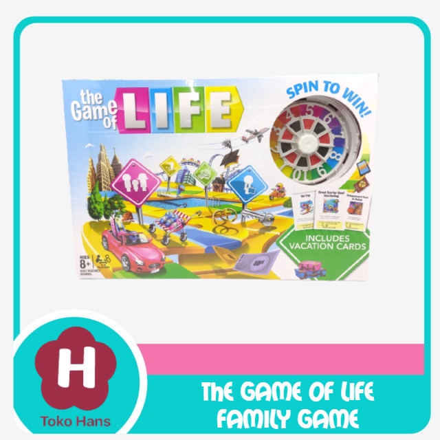 Jual Mainan Board Games The Game Of Life Spin To Wheel Family Games ...