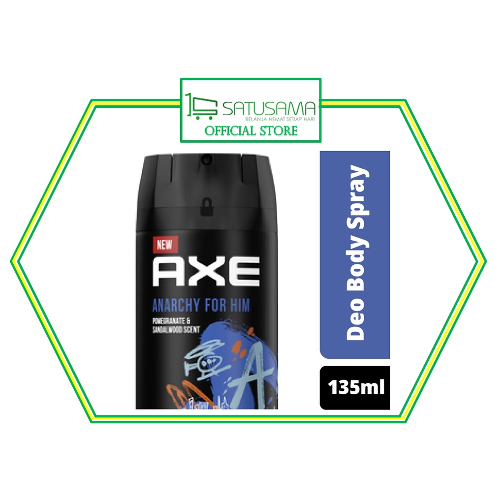 Jual AXE DEODORANT 135 ML - UNILEVER - SATUSAMA | Shopee Indonesia