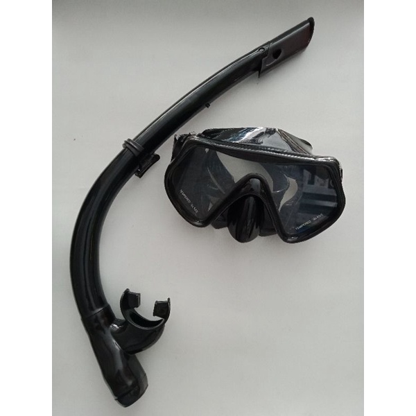 Jual Kacamata Selam Snorkling PVC snorkel Diving | Shopee Indonesia