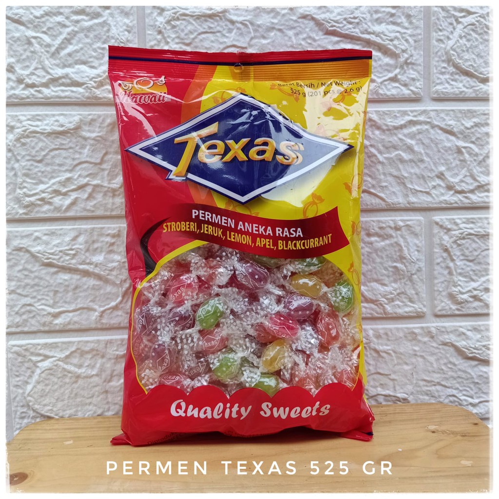 Jual Permen jadoel Texas BESAR Texas Liliput 525 gr isi 201 pcs candy ...