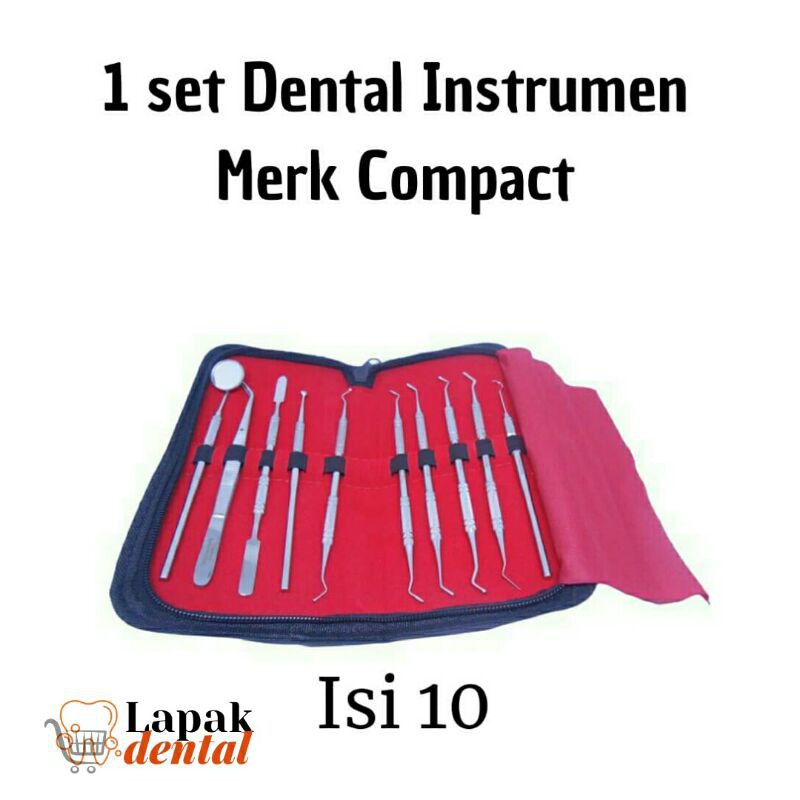 Jual Dental Instrument Merk Compact / Alat instrumen standard ...