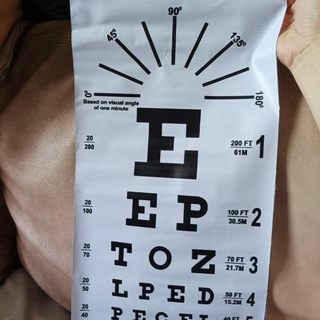 Jual SNELLEN CHART TES MATA RABUN JAUH | Shopee Indonesia