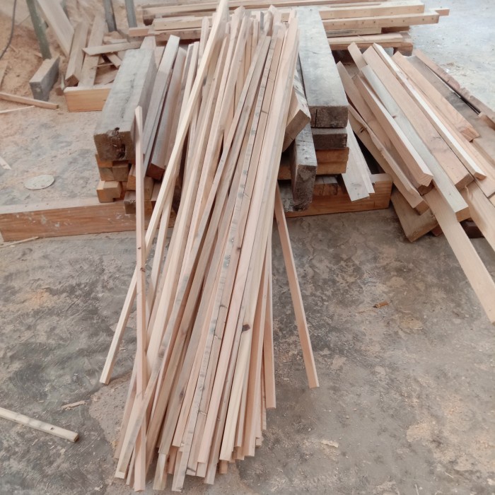 Jual Reng Kayu List 50x1,5x1,5 Isi 10pcs Kayu Super Halus Rata Dan ...