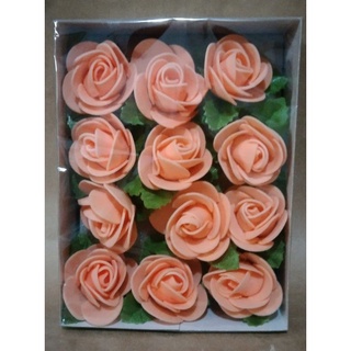 Jual bunga mawar hiasan bolu pengantin , bahan gabus , dalam 1 dus isi ...