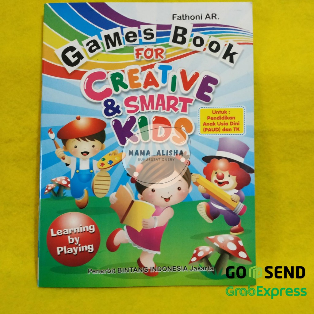 Buku Anak - Games Book For Creative and Smart Kids untuk PAUD dan TK ...