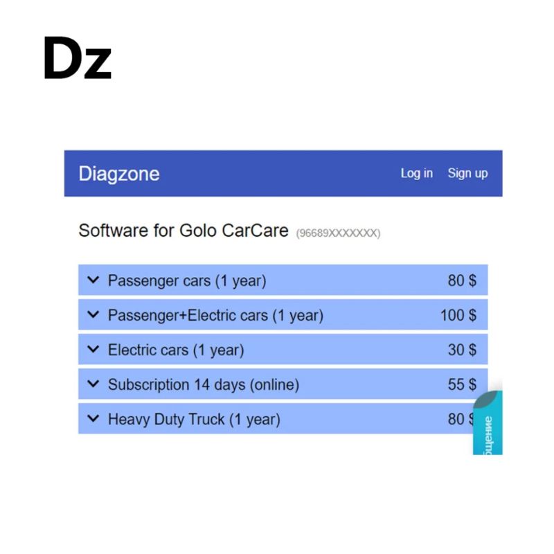 Jual Software Diagzone Pro 1 Tahun Untuk Easydiag, Golo, X431 | Shopee ...
