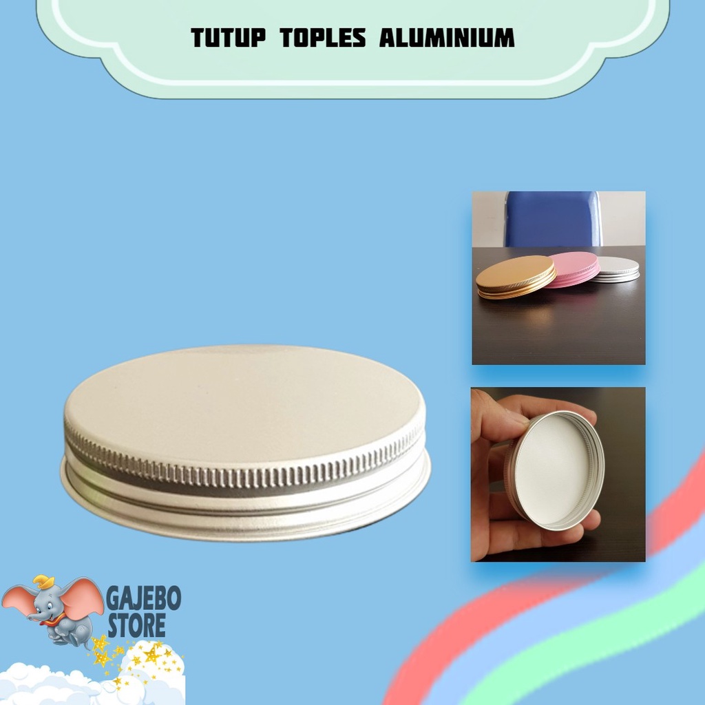 Jual TUTUP TOPLES ALUMINIUM JAR DIAMETER 9CM KUALITAS IMPORT / TUTUP ...