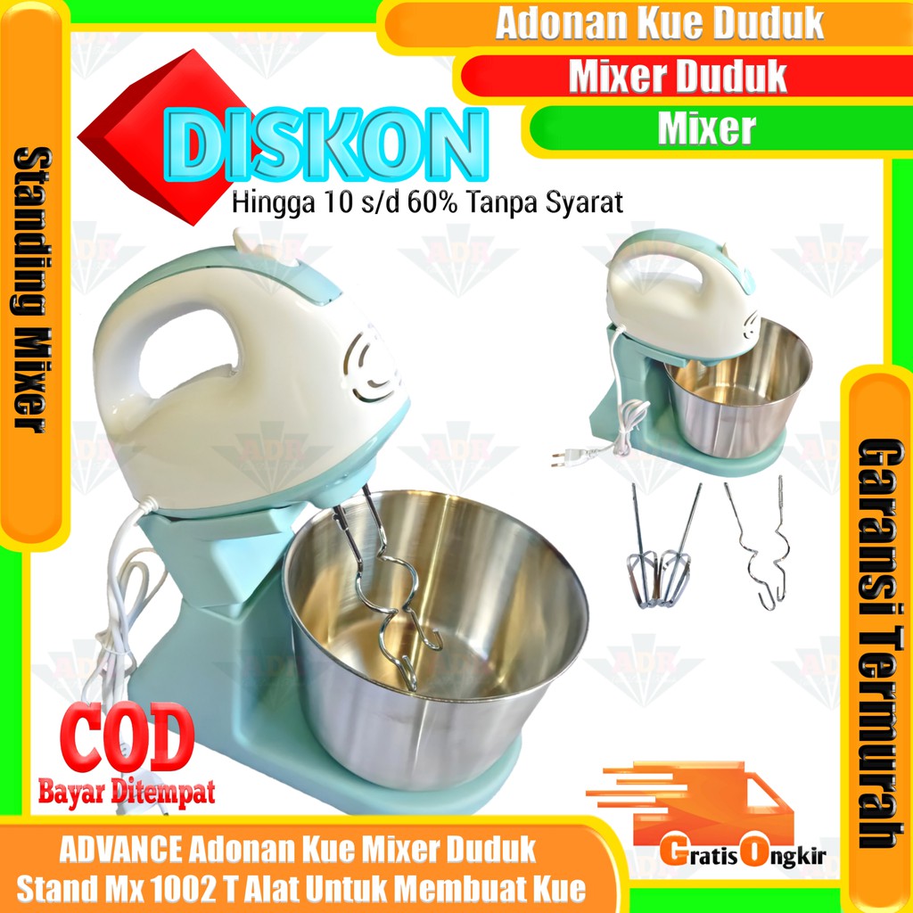 Jual Adonan Kue Duduk Mixer ADVANCE Stand Mx 1002 T Alat Adonan ...