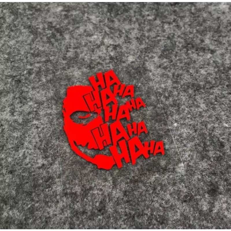 Jual Stiker Joker HAHAHAHA/Stiker motor/Stiker viral/cutting stiker ...
