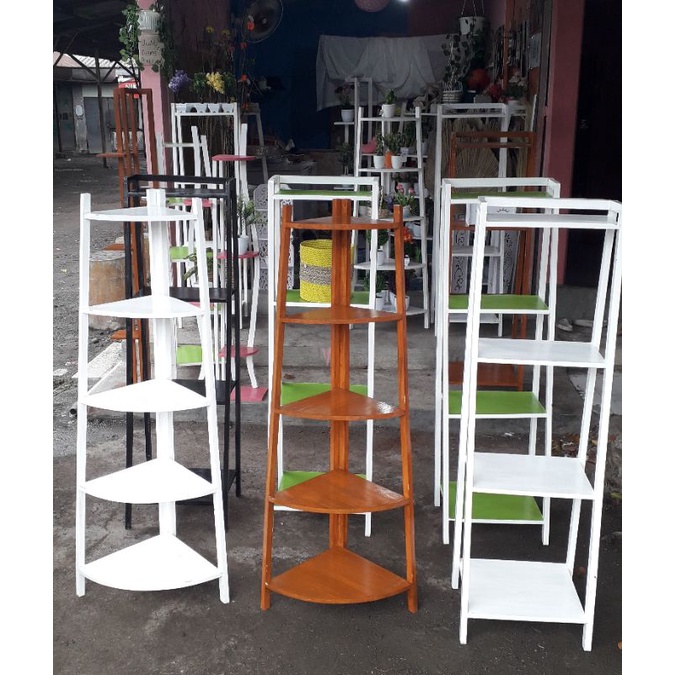 Jual Rak Model Sudut / Rak Susun / Rak Tanaman / Rak Buku / Rak Model ...